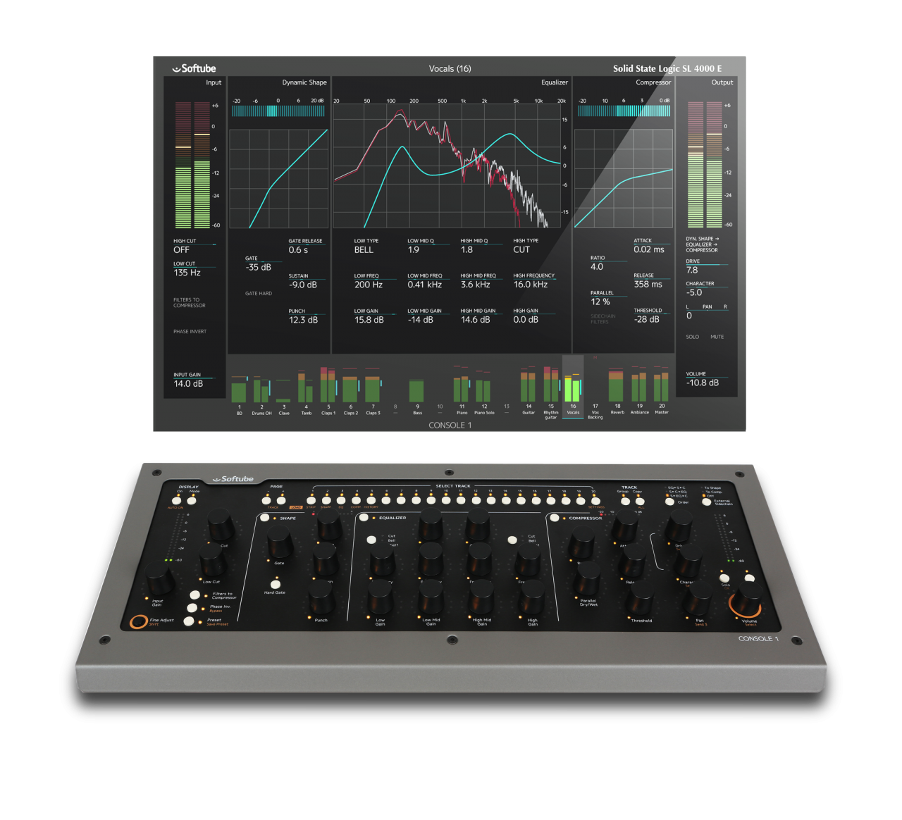 Softube Console 1 mk2 - Studio De Dijk